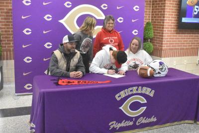 FOOTBALL: Caveness to continue career at NWOSU | Sports | chickashanews.com