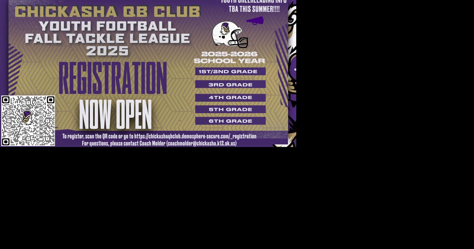Chickasha Quarterback Club announces new youth football league | Sports ...