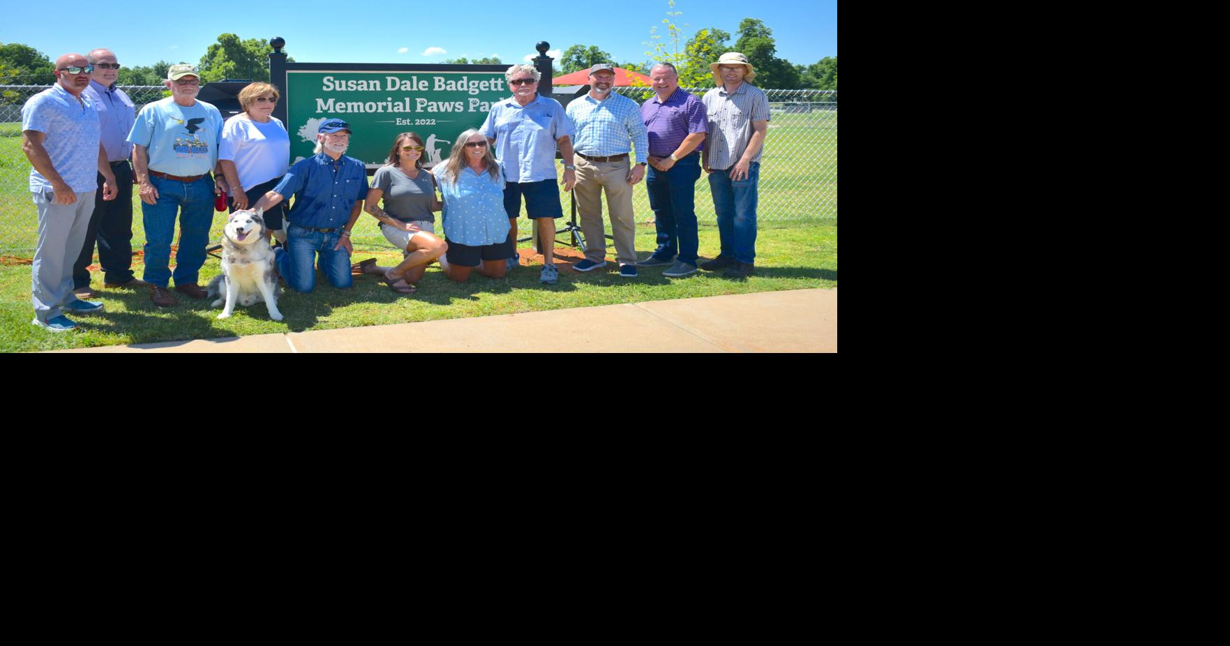 Ribbon cutting, grand opening held for Susan Dale Badgett Memorial Paws ...