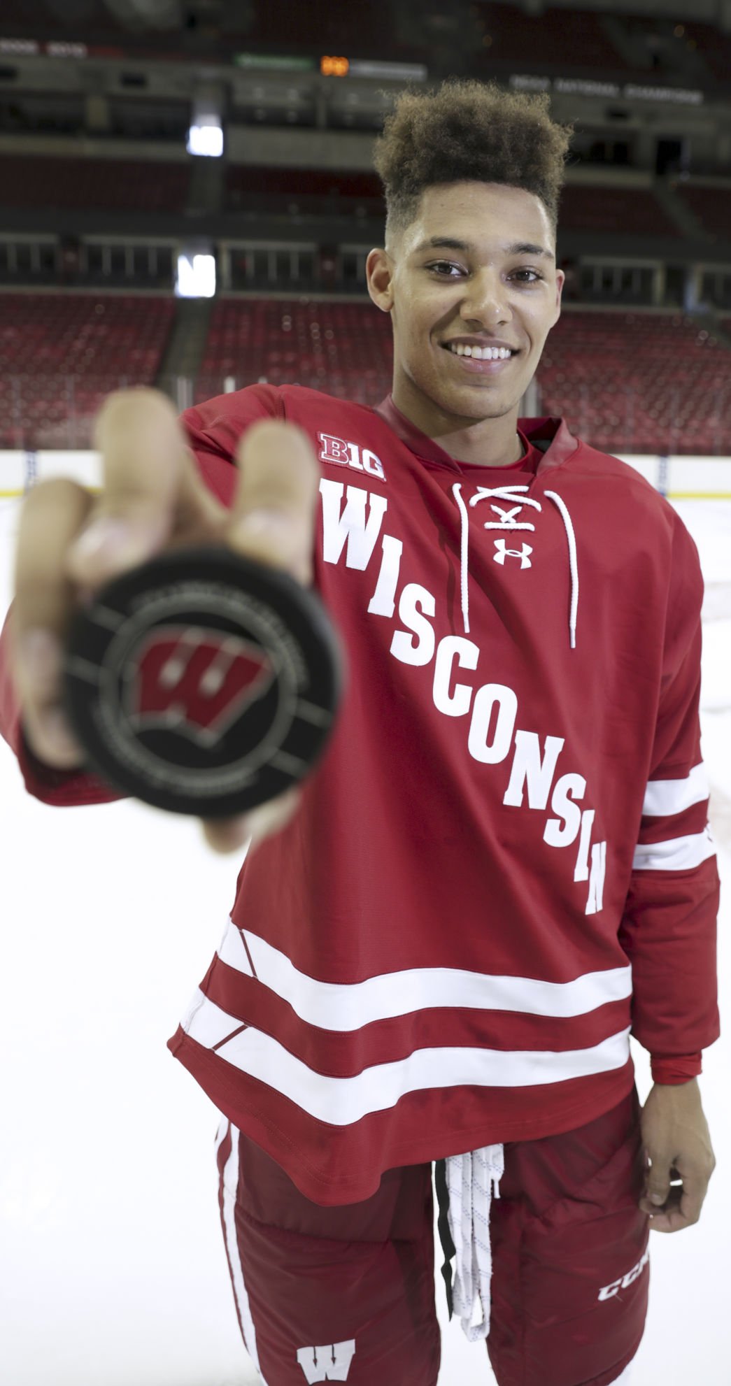 Strong support system has helped Wisconsin Badgers defenseman K'Andre ...