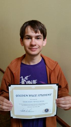 Kiwanis Club honors students for following the Golden Rule