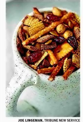 Classic snack mix with a festive twist