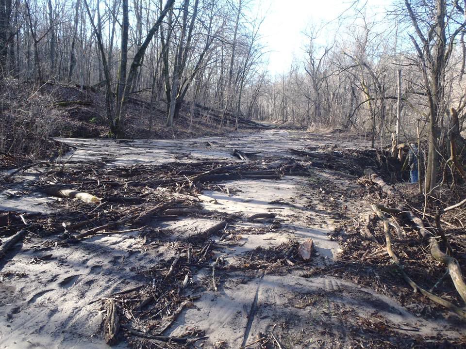 Section of Red Cedar State Trail closed after washout, rain damage