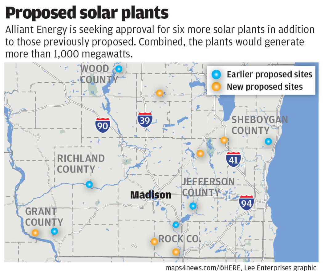 Regulators OK Alliant plan to spend $925M on solar; state's largest ...