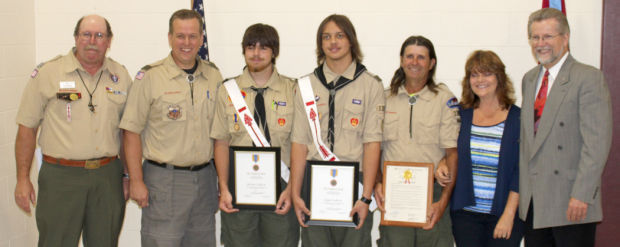 Michael and Logan LaRock earn Boy Scout Heroism Award