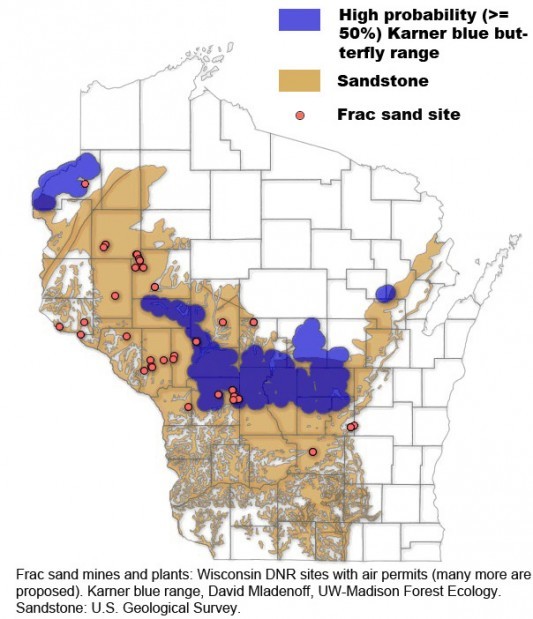 Are frac sand miners failing to check for rare butterfly? | State ...