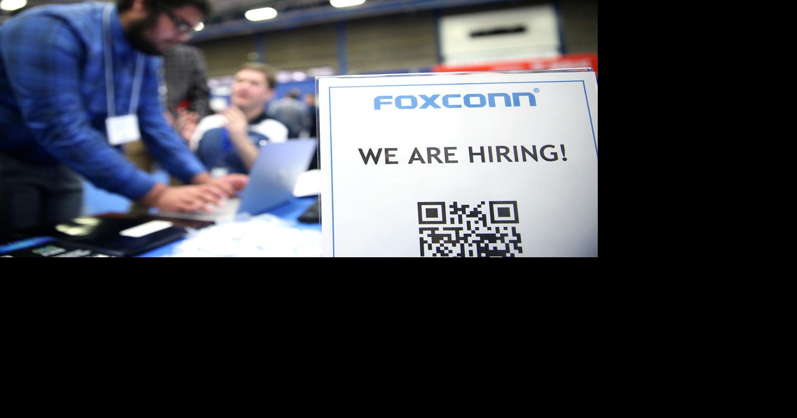 Foxconn joins record number of companies at career conference