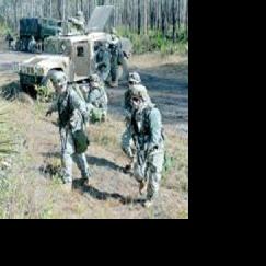 Family group sets troop send-off