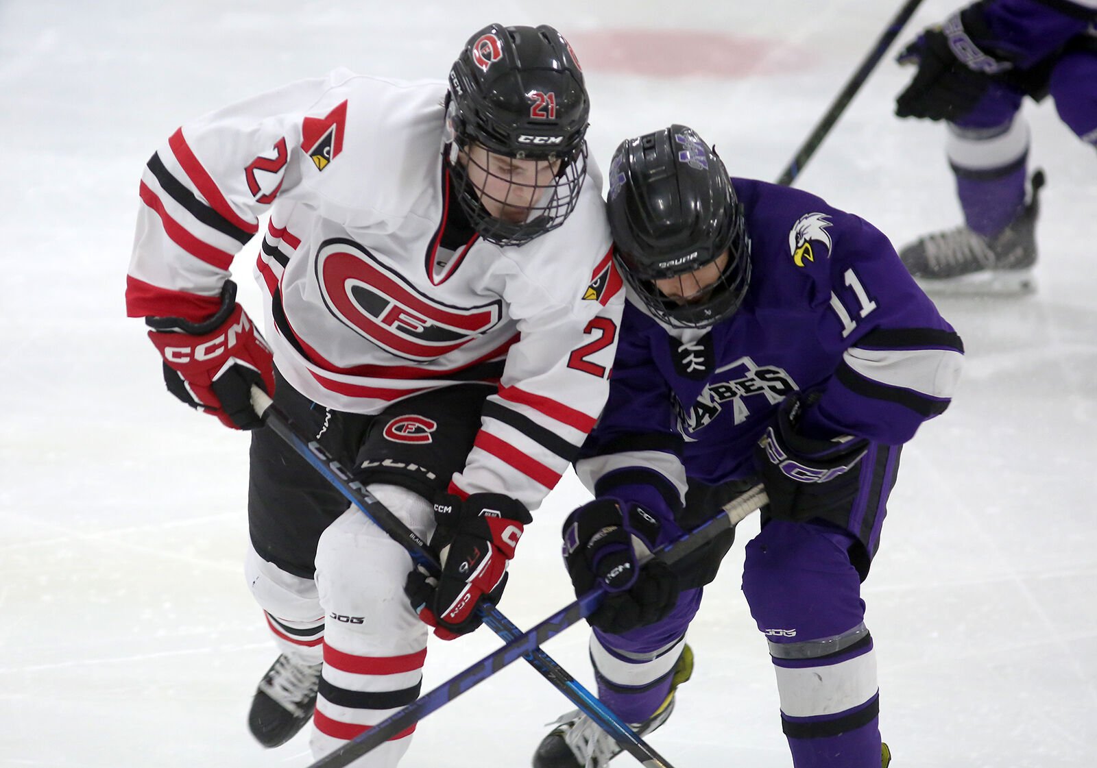 PHOTOS: Chippewa Falls boys hockey hosts Eau Claire Memorial