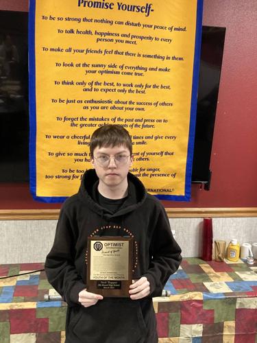 Menomonie Optimists honor youth of the month for March