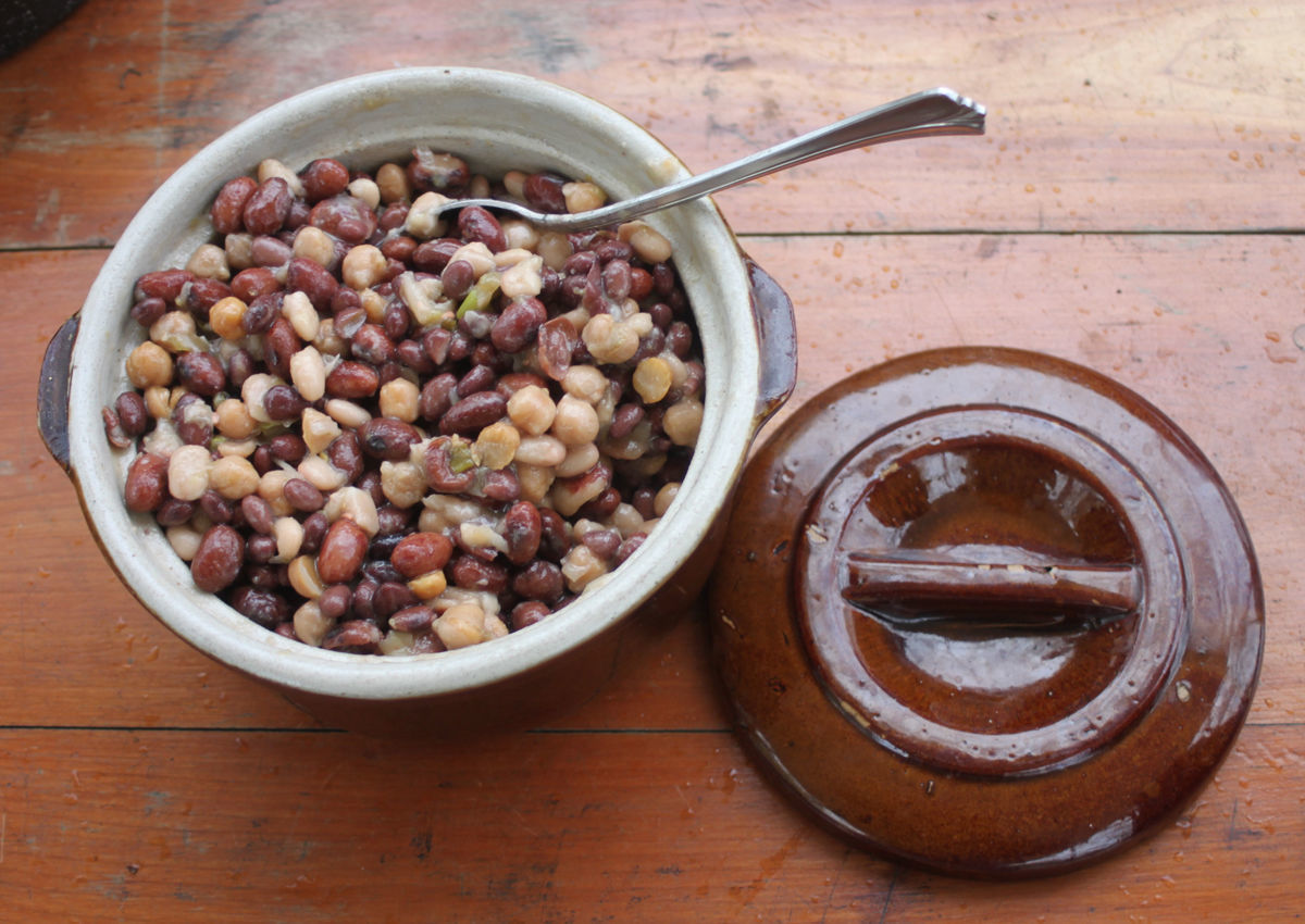 Someone's in the cook shack: Breakfast beans are tasty anytime of day