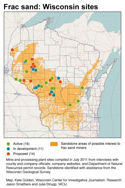 Wisconsin feeding a fracking boom in U.S. | Local News | chippewa.com