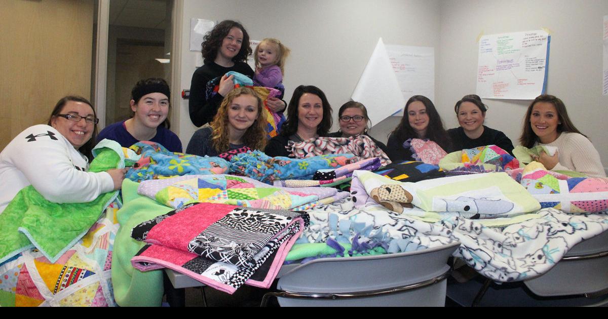 CVTC nursing students make warm gesture for kids
