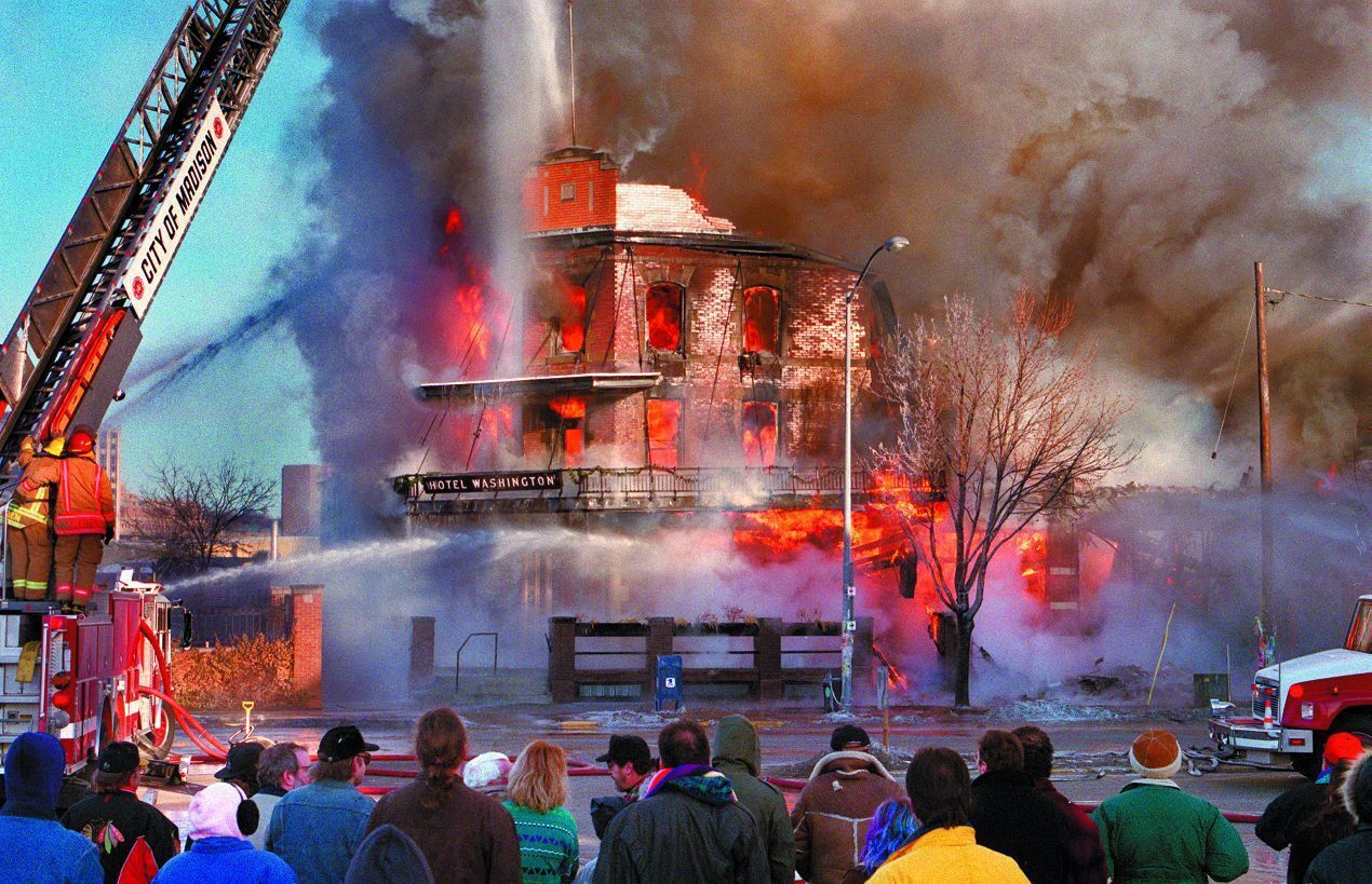Remembering the 1996 fire that destroyed Madison's Hotel Washington