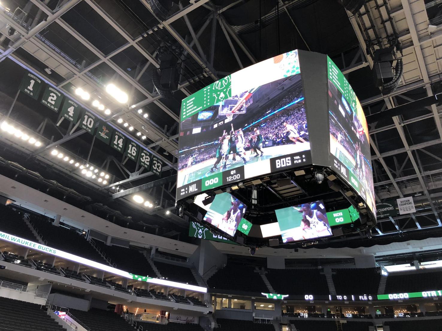 Photos: Get an inside look at the Milwaukee Bucks' new arena as it ...