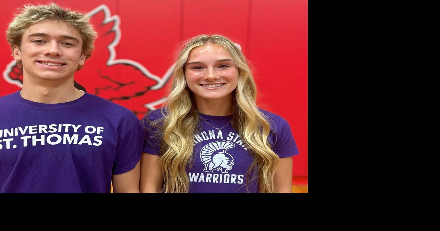 Sam Hebert, Ava Krista sign for college track and field