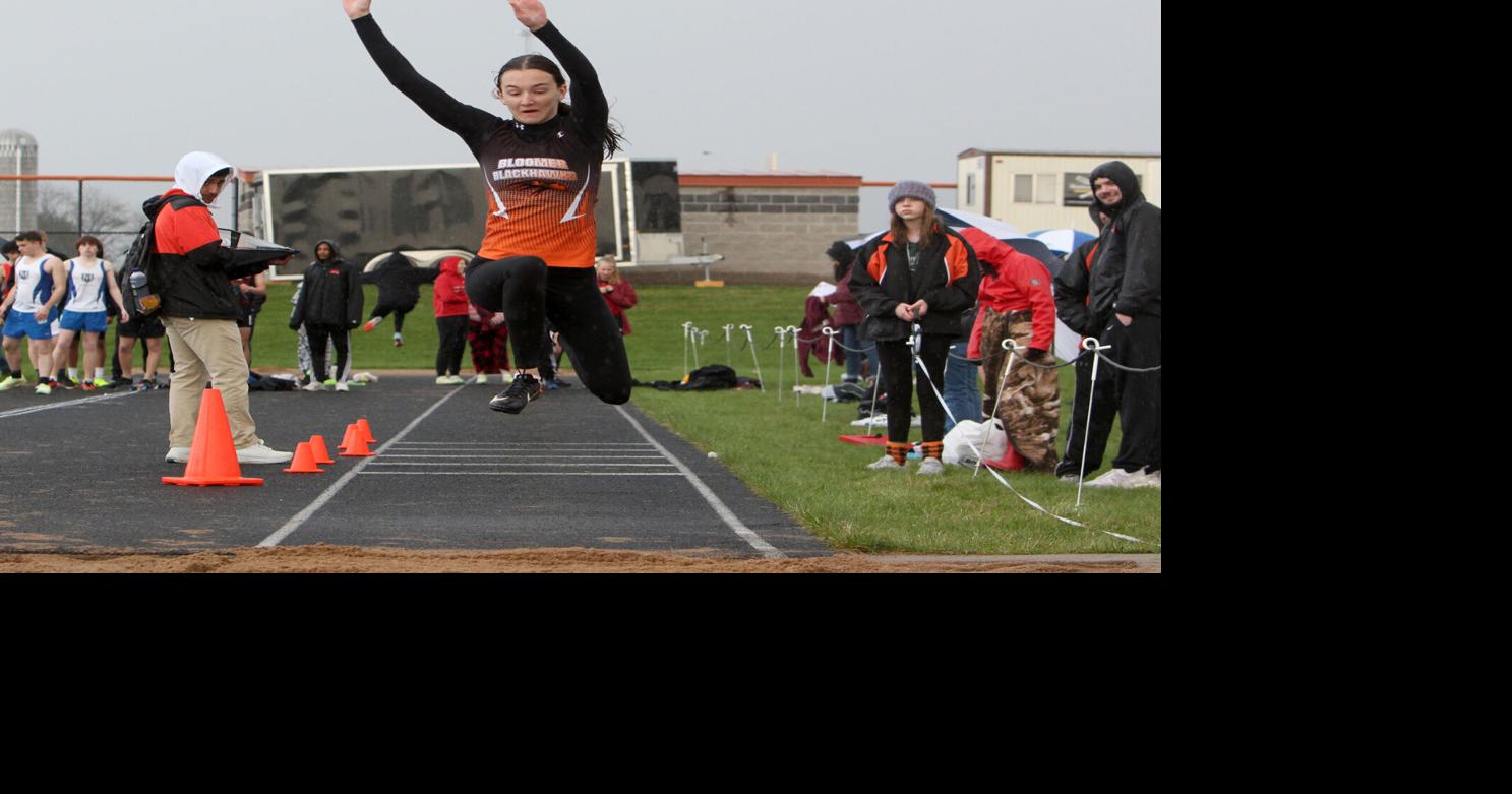 Bloomer girls track and field 2nd as team at Northern Badger