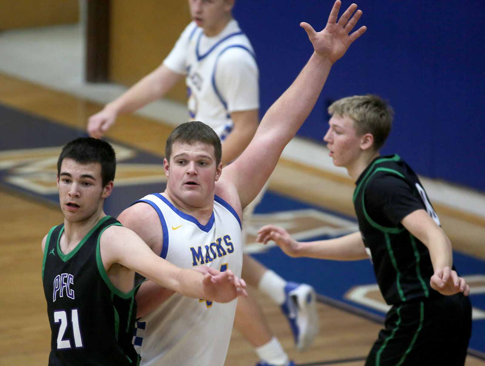 PHOTOS: McDonell boys basketball hosts Prairie Farm/Clayton