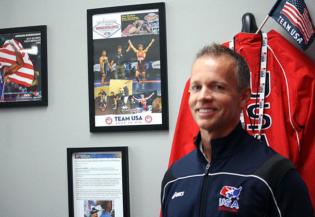 Off to Rio: Area chiropractor returns to Olympics with wrestlers