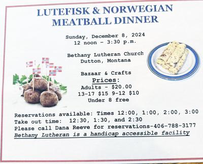 Bethany Lutheran Church fall dinner | Calendar | choteauacantha.com