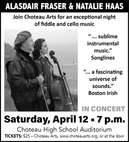 Alasdair Fraser & Natalie Haas concert | Calendar | choteauacantha.com