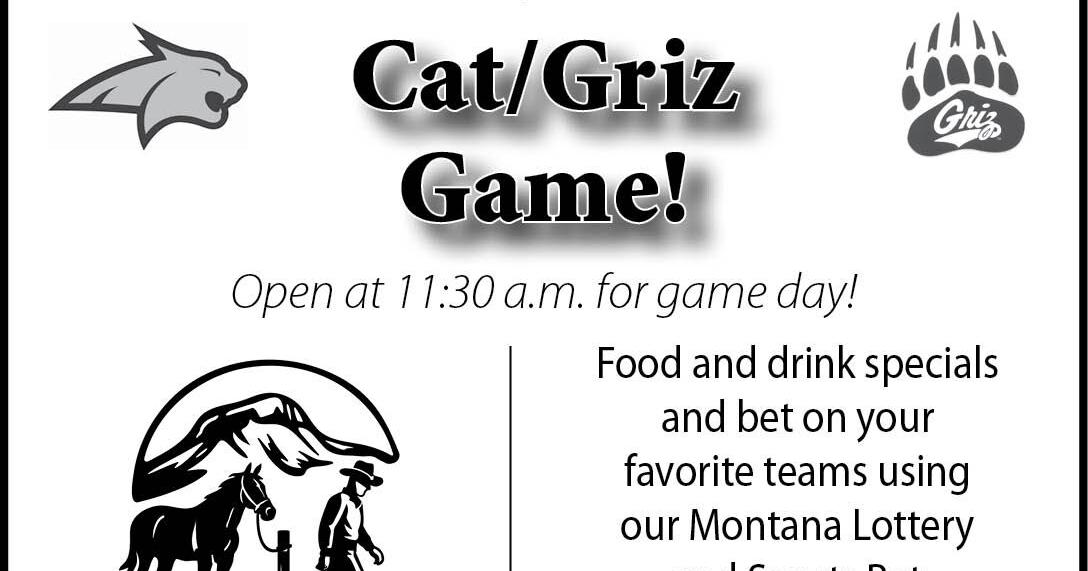 Livery Saloon Cat/Griz Game | Calendar | choteauacantha.com