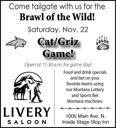 Livery Saloon Cat/Griz Game | Calendar | choteauacantha.com