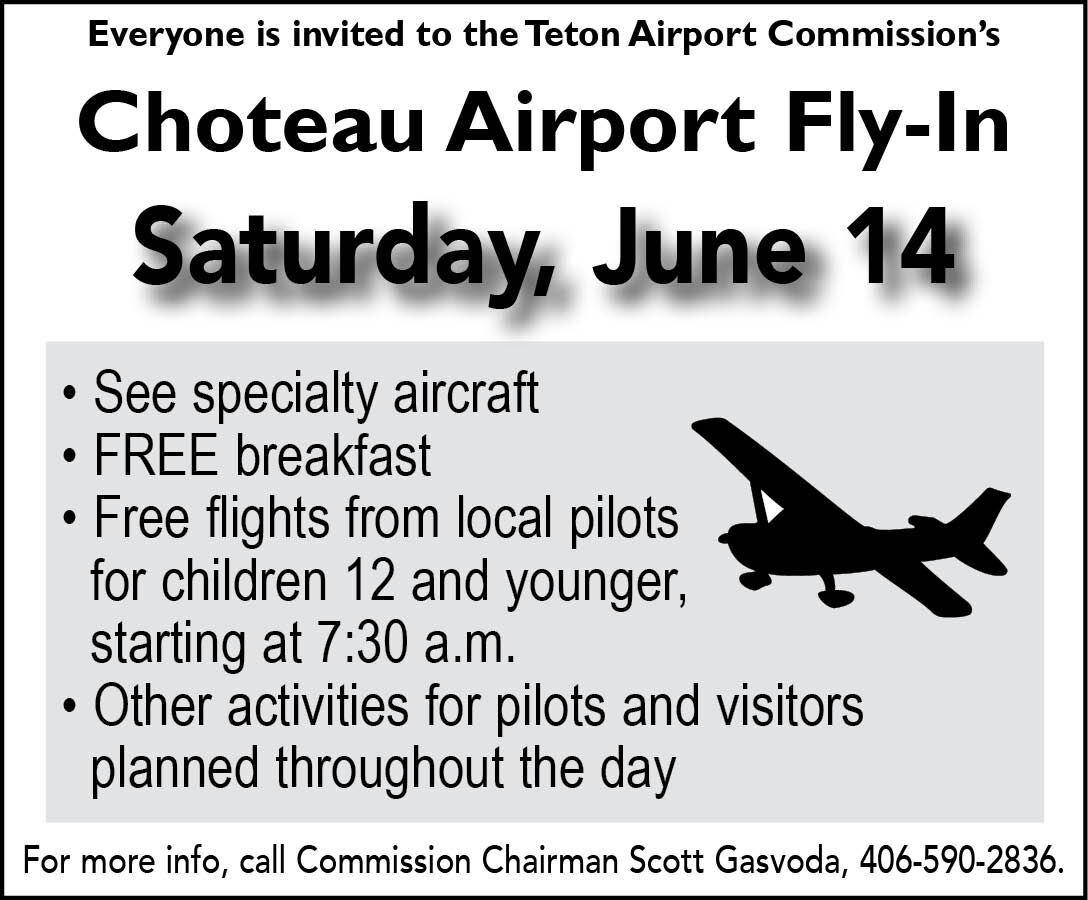 Choteau Airport Fly-In | Calendar | choteauacantha.com
