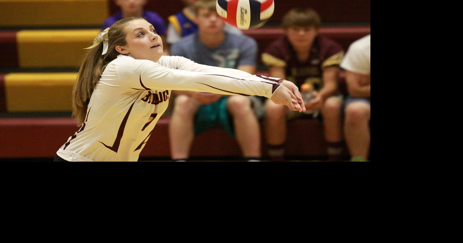 Bulldog Volleyball action | | choteauacantha.com