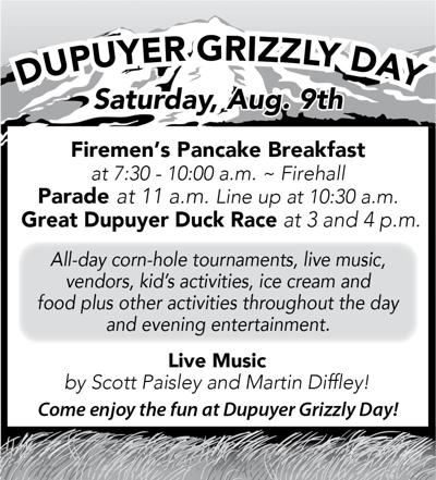 Dupuyer Grizzly Day | Calendar | choteauacantha.com