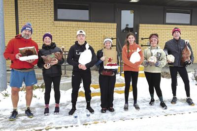 Nine brave the cold for Quit Cold Turkey Trot | News | choteauacantha.com