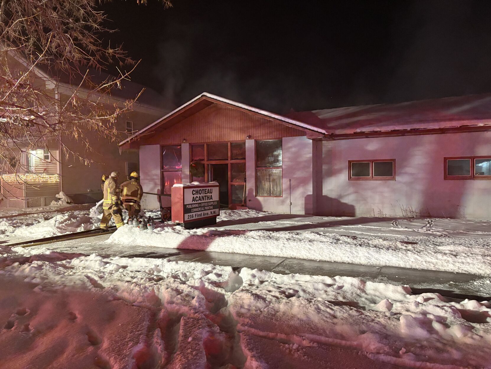 Fire heavily damages Choteau Acantha building | News | choteauacantha.com
