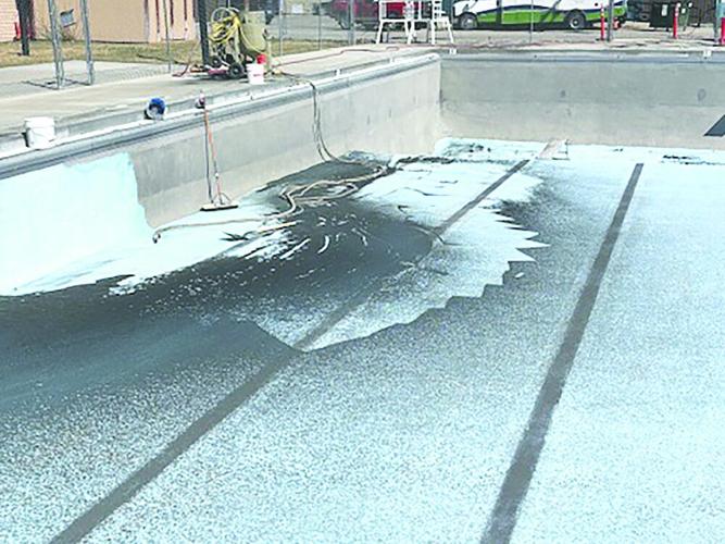 Pool repainted but broken service line delays opening | News ...