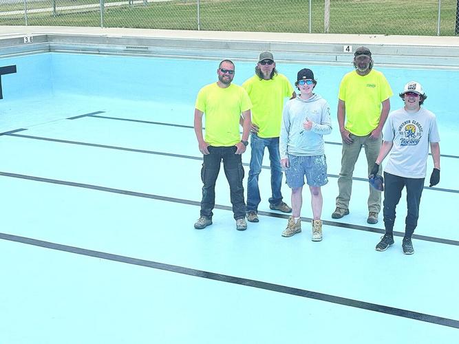 Pool repainted but broken service line delays opening | News ...