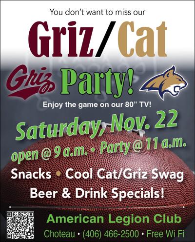 American Legion Cat/Griz Game | Calendar | choteauacantha.com