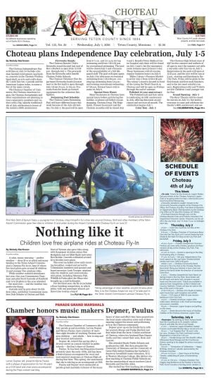 Page P1 | e-Edition | choteauacantha.com