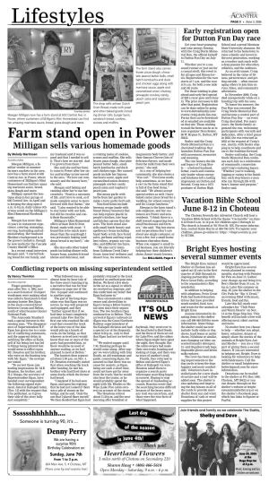 Page P1 | e-Edition | choteauacantha.com
