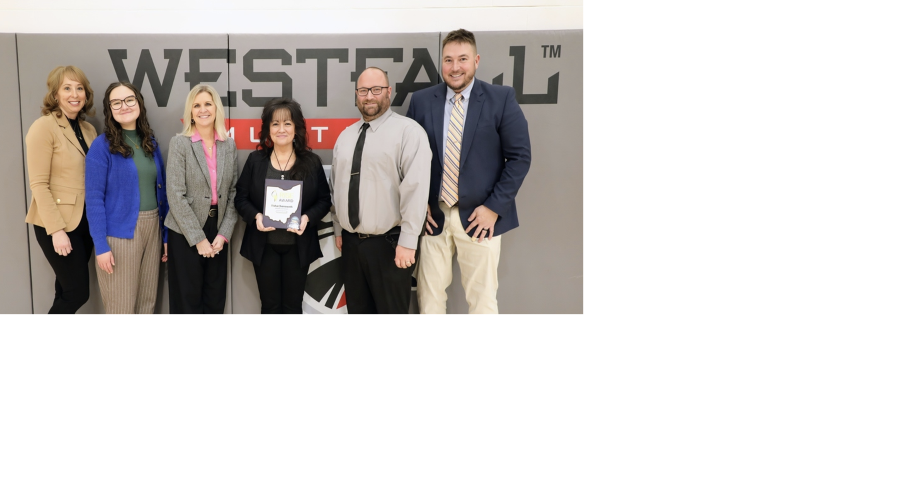 Westfall's Chenoweth receives prestigious RISE Award | Community ...