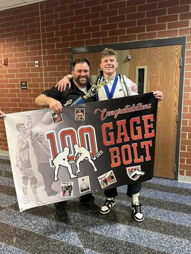Westfall wrestling earns another tournament win and Gage Bolt gets 100 ...