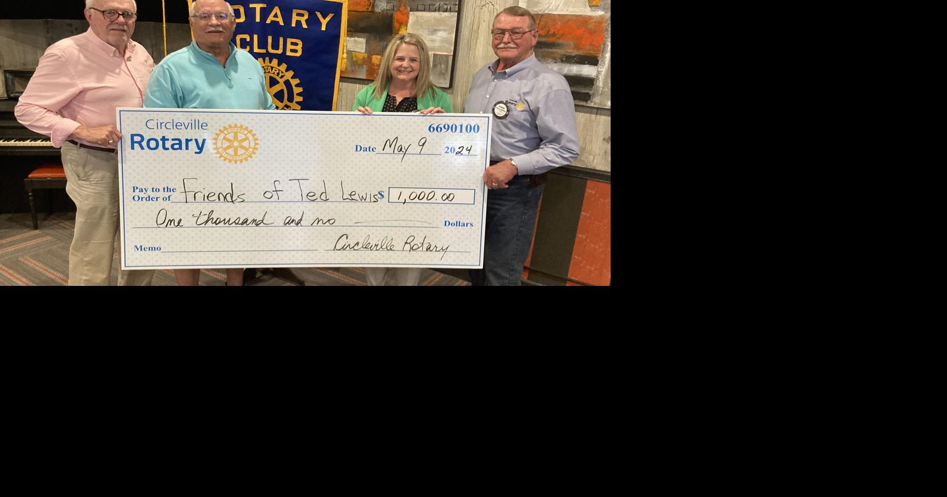 Rotary supports Ted Lewis Park | News | circlevilleherald.com