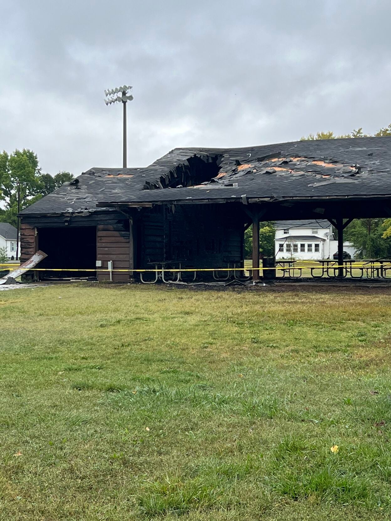 Fire at Ted Lewis Park destroys shelter house | News ...