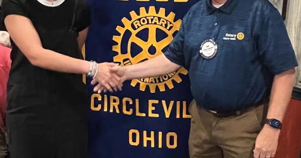 Kristen Kaiser explains Big Brothers, Big Sisters at Circleville Noon ...