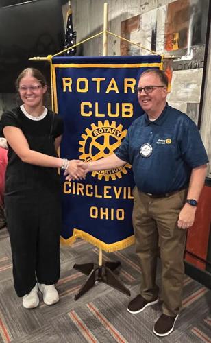 Kristen Kaiser explains Big Brothers, Big Sisters at Circleville Noon ...