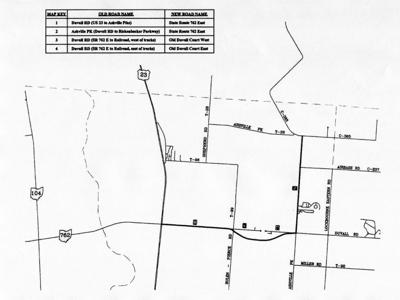 Extension of state Route 762 causes change in road names | News ...