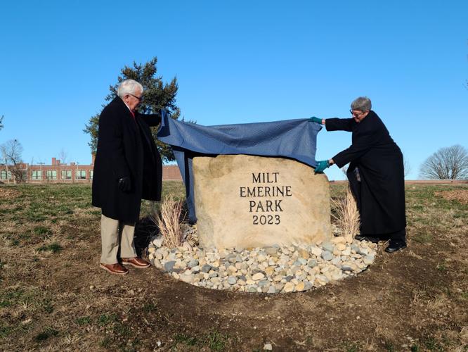 Emerine Park sign unveiled at dedication ceremony | News ...