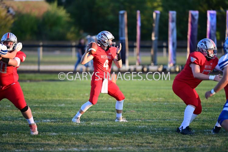 The Mustangs have zero turnovers and set two records in a 62-28 win ...