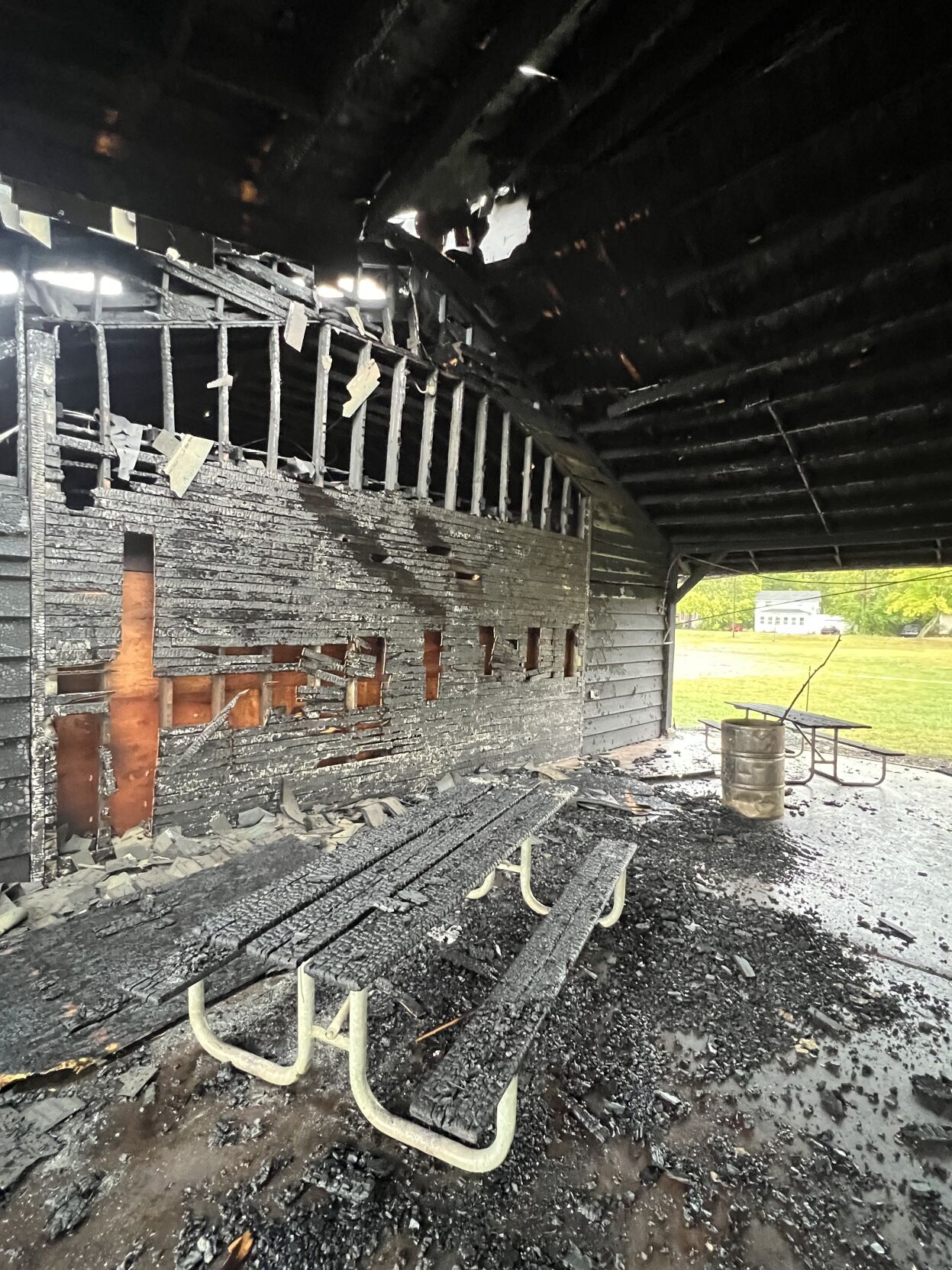 Fire at Ted Lewis Park destroys shelter house | News ...