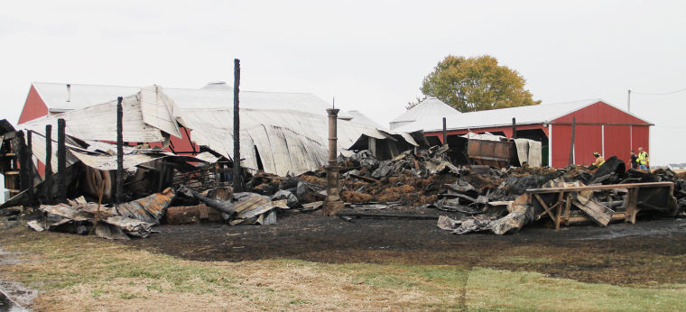 Fire destroys hay barn in northern Pickaway County | News ...