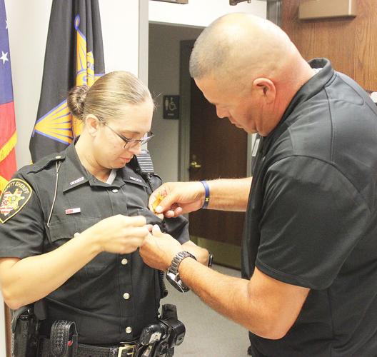 Sheriff promotes first female road supervisor; honors another for ...