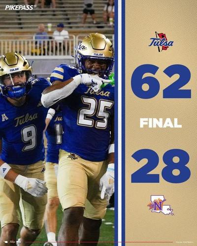 Tulsa University explodes for 62 points in season-opening victory ...